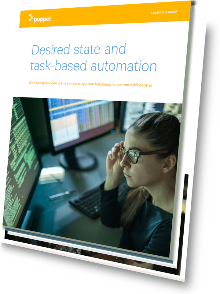 Puppet vs. Ansible Solution Brief | Puppet